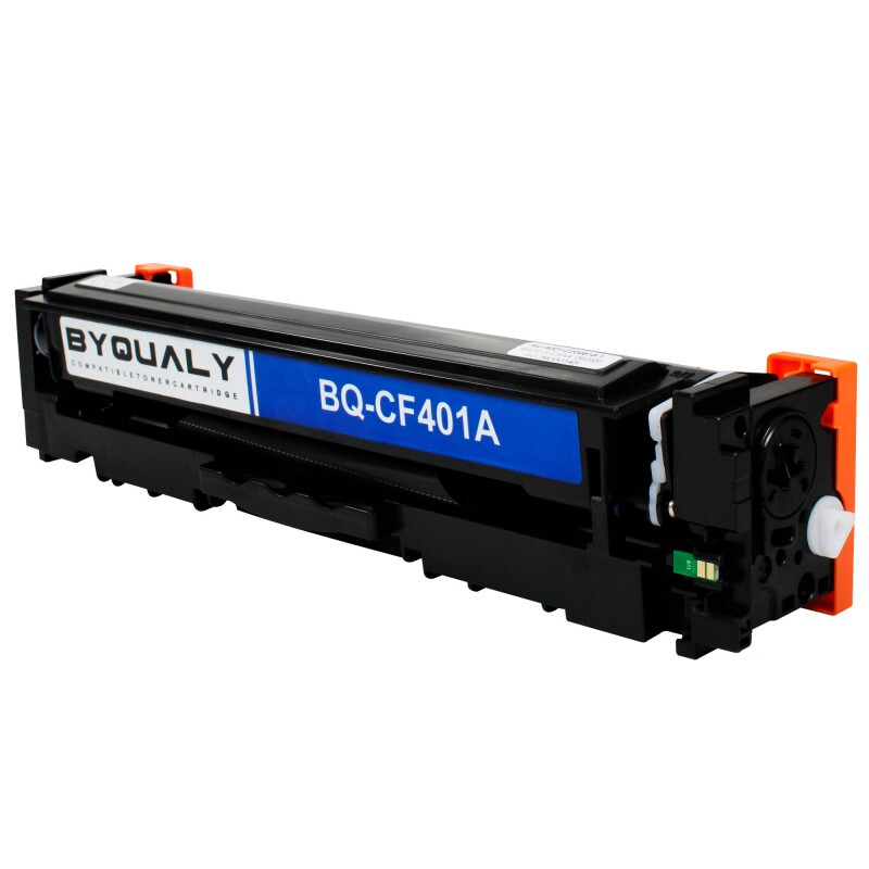 TONER COMPATÍVEL C/ HP CF401A 1.4K CIANO BYQUALY