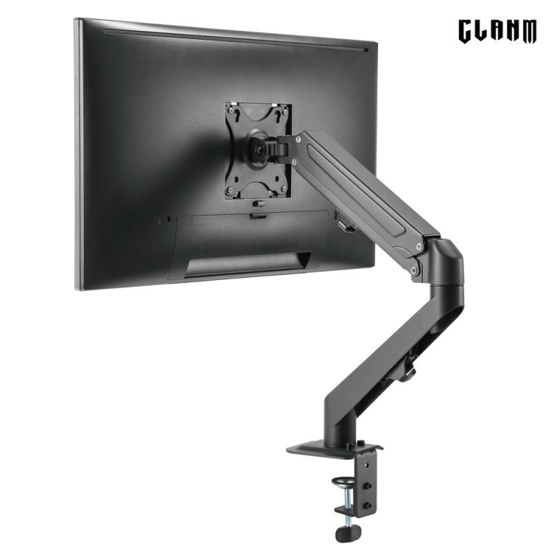 SUPORTE A GÁS PARA MONITOR CS21 17"~27" - VESA 75X75/100X100 - CLANM