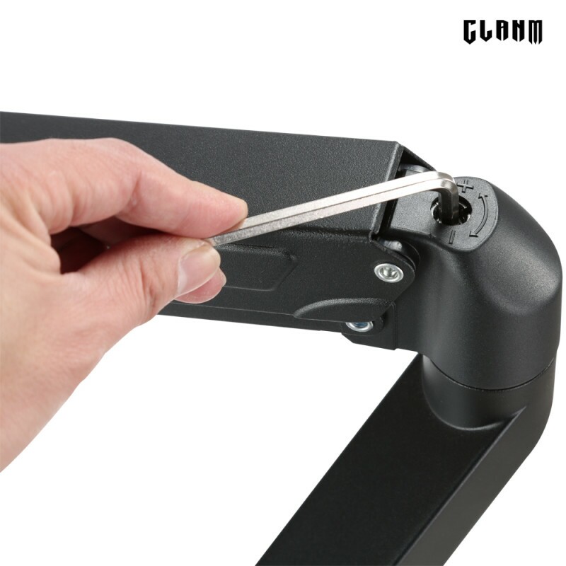 SUPORTE A GÁS PARA MONITOR CS21 17"~27" - VESA 75X75/100X100 - CLANM